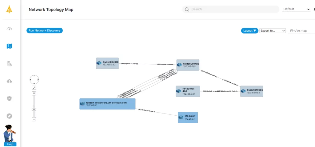 Network Device Mapping Software For Dynamic Topologies